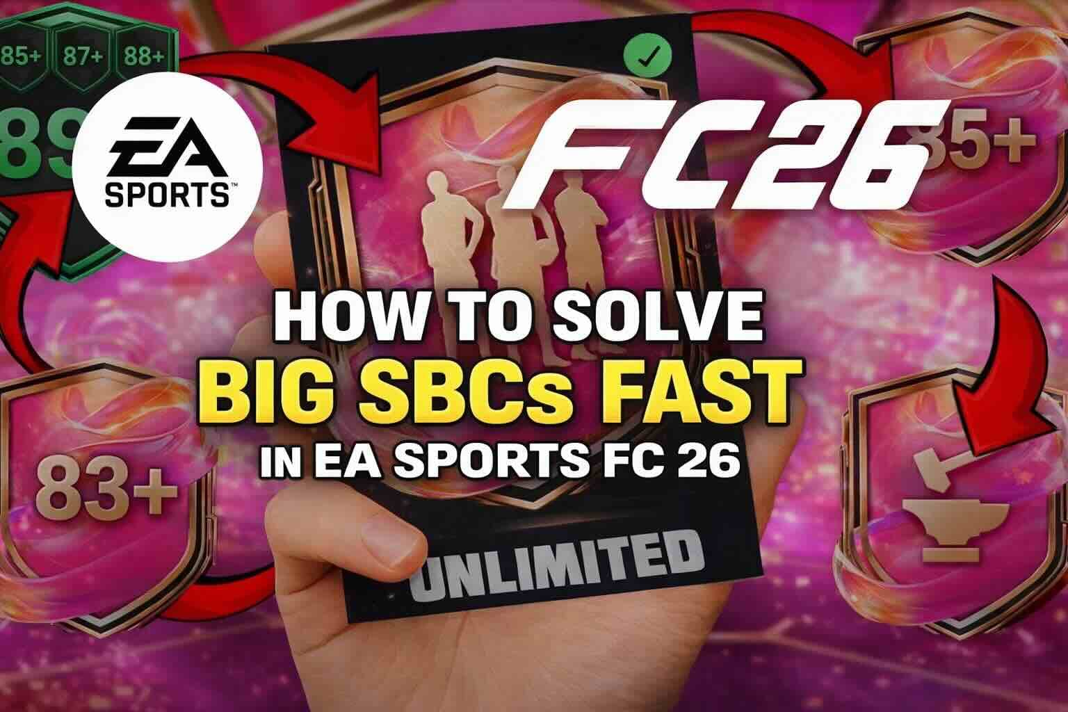 How to Solve Big SBCs Fast in EA SPORTS FC 26 (Without Nuking Your Club)